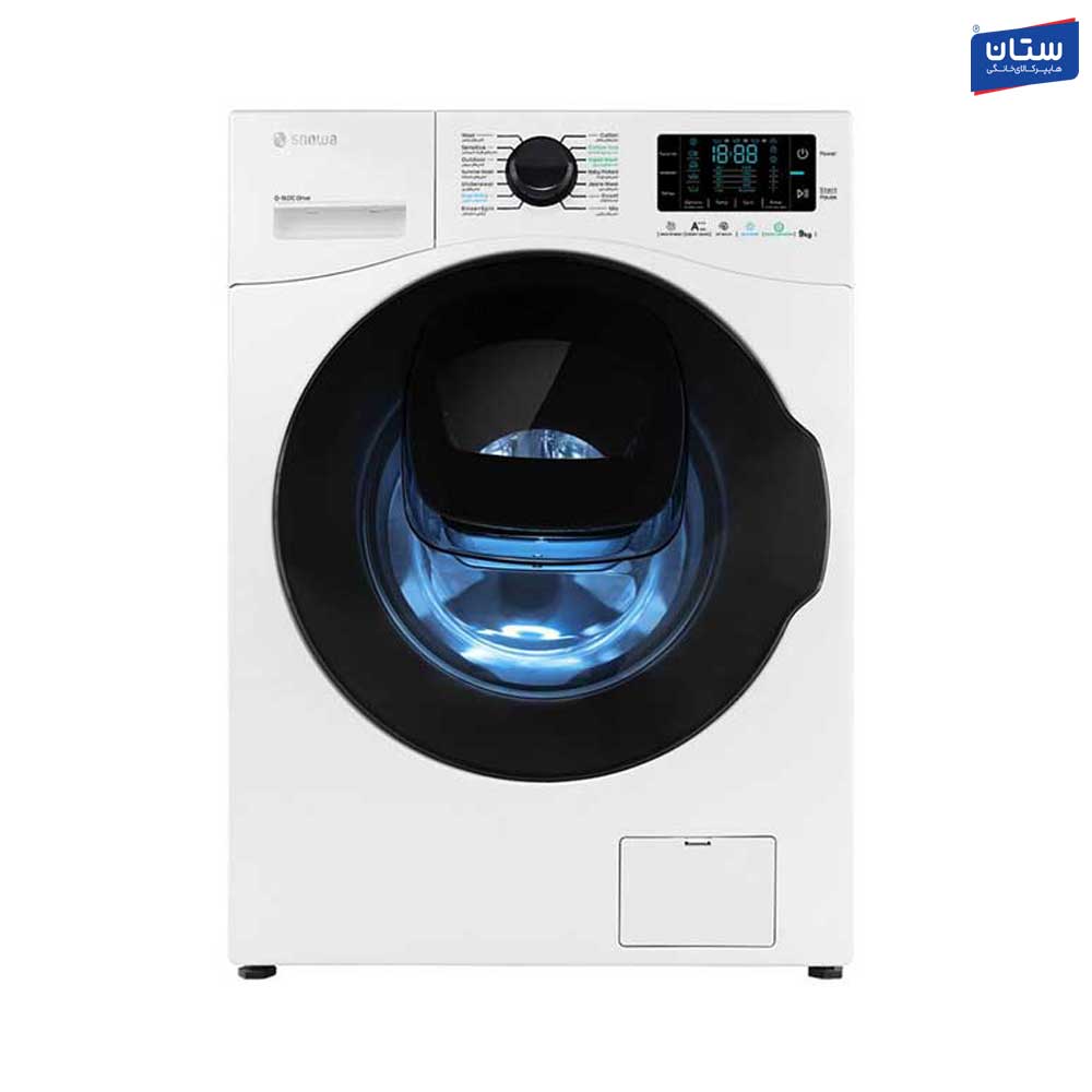 قیمت و خرید ماشین لباسشویی 9 کیلویی اسنوا مدل SWM-F92 | ستان