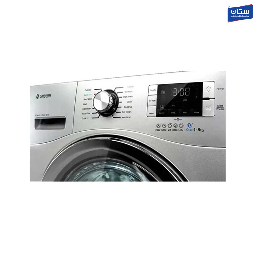 قیمت و خرید ماشین لباسشویی 8 کیلویی اسنوا مدل SWM1-84S40 | ستان